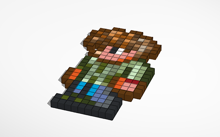 3D design The Guide from Terraria - Tinkercad