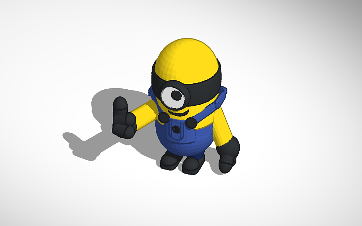 3D design Minion figure | Tinkercad