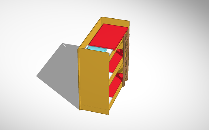 3D design bed - Tinkercad