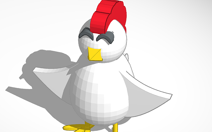 3D design chicken | Tinkercad