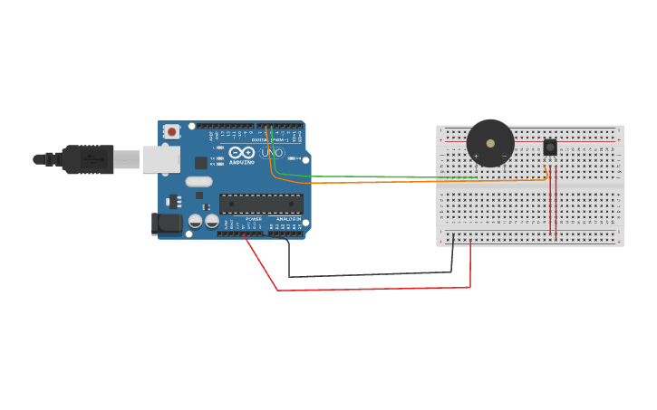 Circuit design ir sensor - Tinkercad