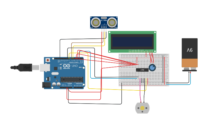 Circuit design Start Simulating | Tinkercad