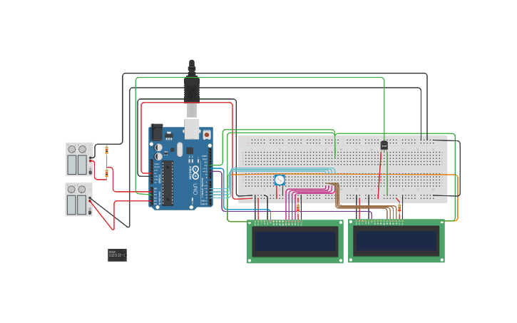Circuit Design Weather Station T P H Tinkercad