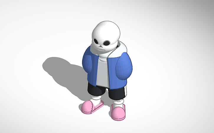 3D design 샌즈(sans)(undertale) - Tinkercad