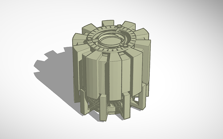 3D design arc reactor | Tinkercad