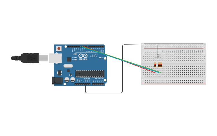 Circuit design COMP 1045, Lab 2 Level 1 - Tinkercad