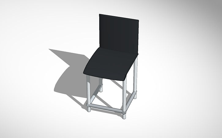 3D design Bar stool - Tinkercad