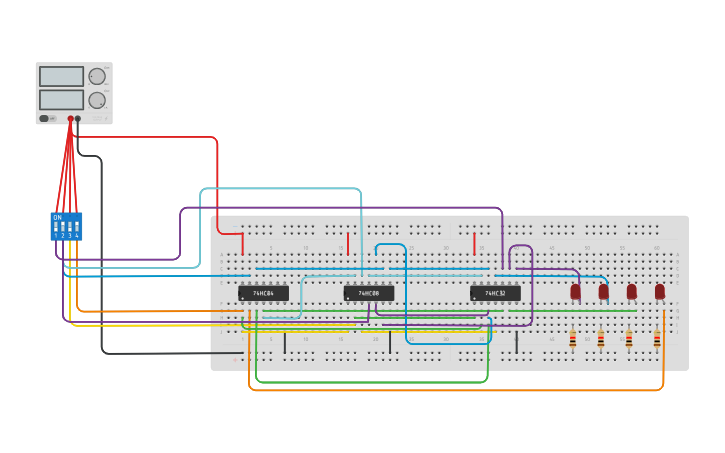 Circuit design Punto 4 - Tinkercad