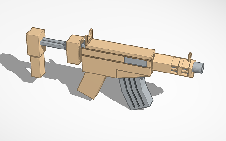 3D design Unturned PDW - Tinkercad