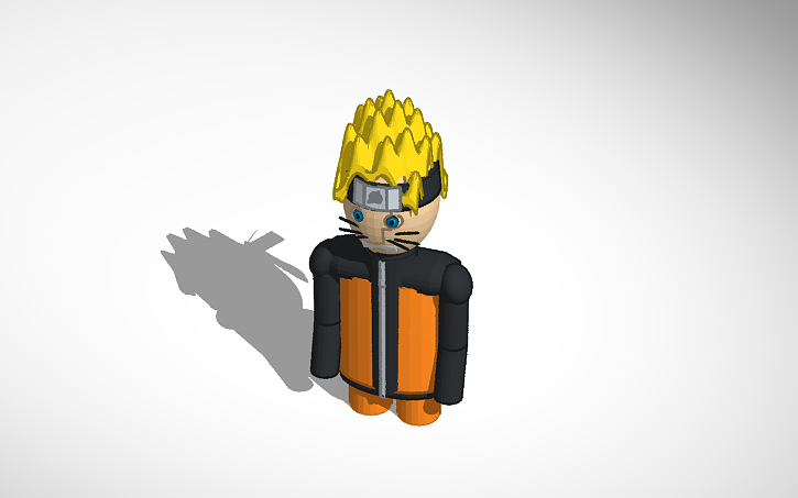 3D design chibi naruto - Tinkercad