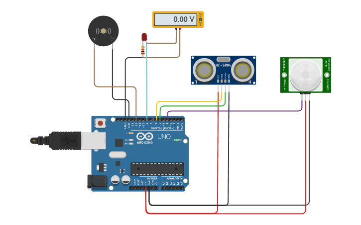 Circuit design Tugas EPTA - Tinkercad