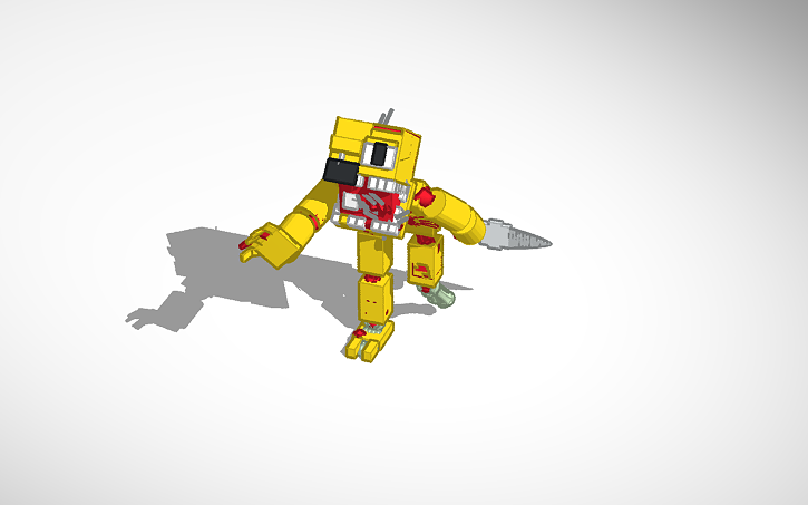 3D design spring lock bob - Tinkercad