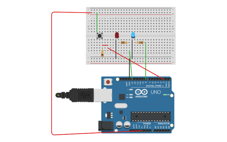 Circuit design Switch - Tinkercad