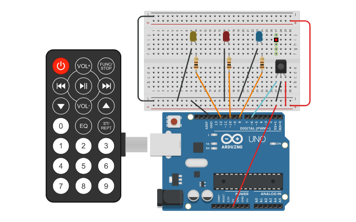 Circuit Design Ir Remote Tinkercad