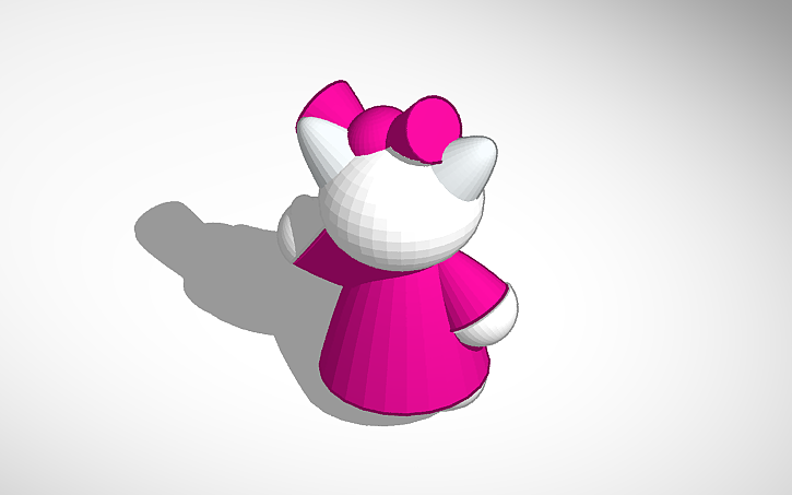 3D design Hello Kitty | Tinkercad