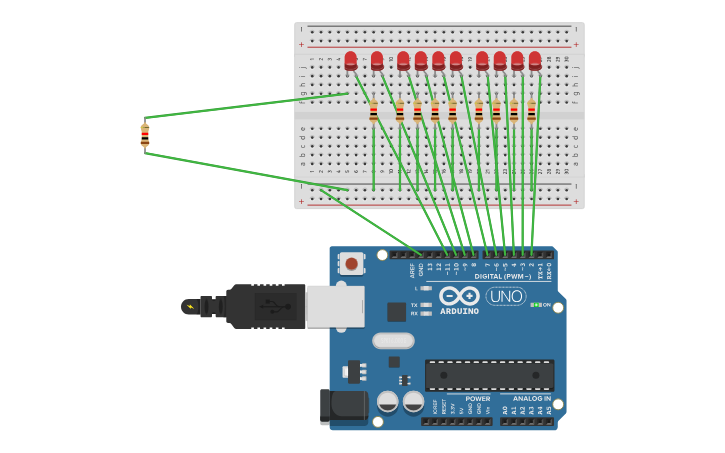 Circuit design Test_Led_Arduino_LeTheDuong - Tinkercad