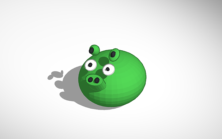 3D design pig | Tinkercad