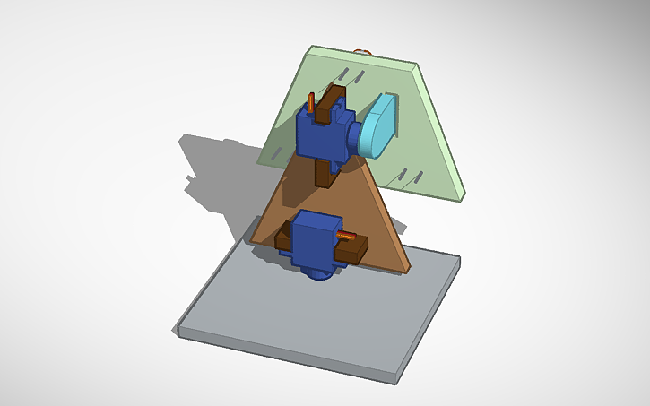 3D design Arbre tracker solaire - Tinkercad