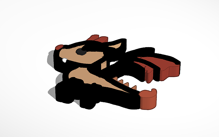 3D design Adopt Me : Bat Dragon - Tinkercad