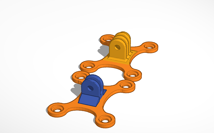 3D design GoPro Anti Vibration Mount - Tinkercad