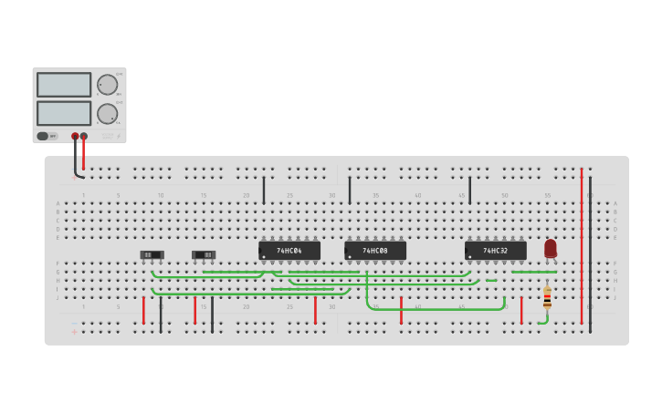 Circuit design k map - Tinkercad