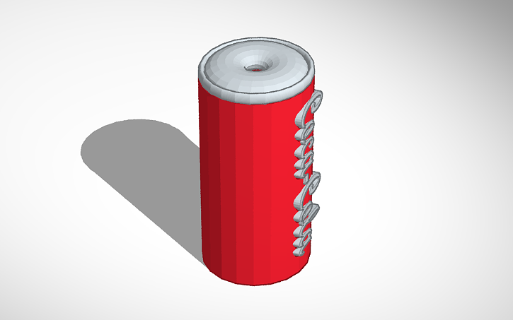 3D design Coca Cola Can | Tinkercad