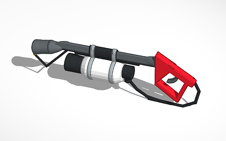 3D design Tf2 Flamethrower | Tinkercad