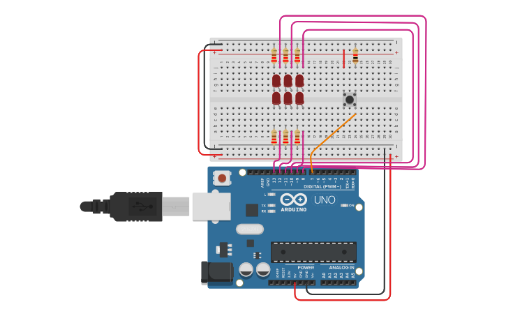 Circuit Design Button Tinkercad