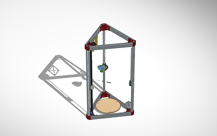 3D design Delta rev.1 WIP | Tinkercad