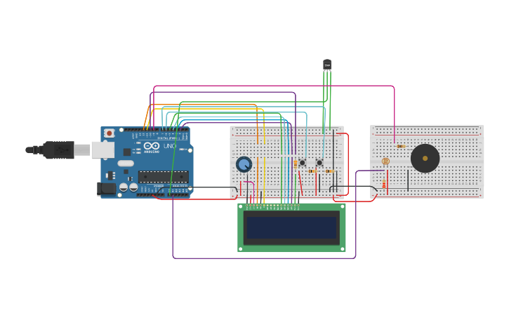 Circuit design Smart watch :) - Tinkercad