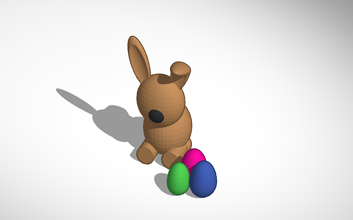 3D design bunny | Tinkercad