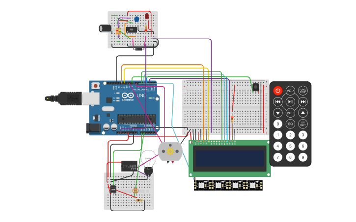 Circuit design Iot - Tinkercad