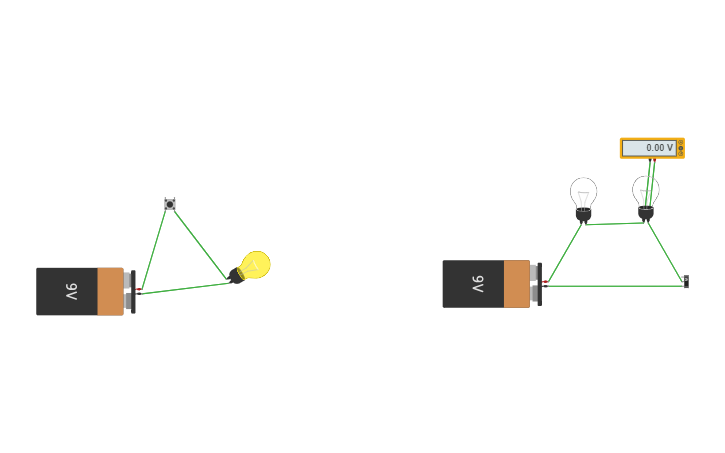 Circuit Design Voltage Measure Tinkercad