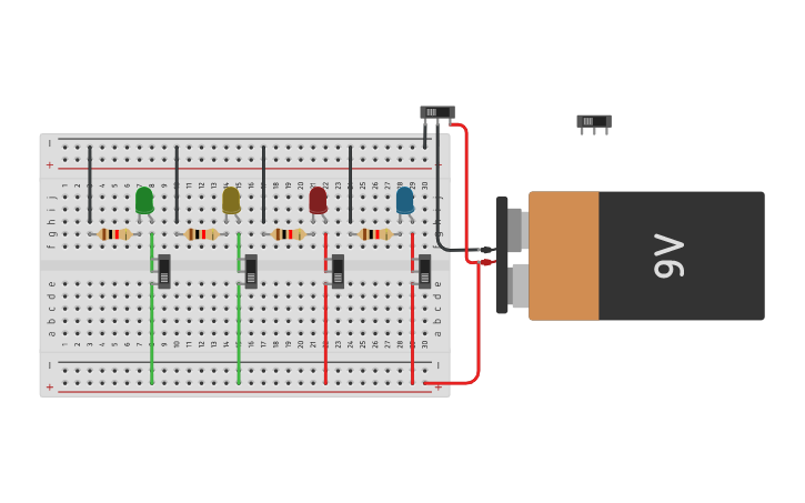 Circuit design Parallel Circuit | Tinkercad