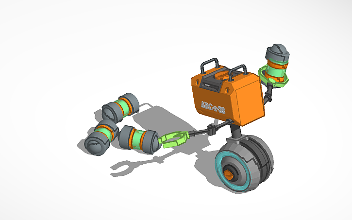 3D design Супер пупер мега робот - Tinkercad