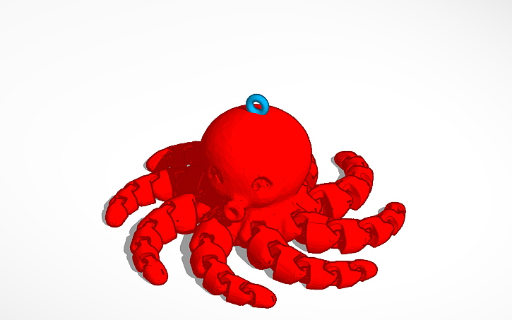 3d Design Octopus Tinkercad