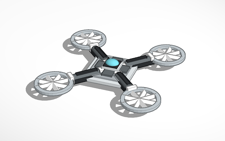 3D design drone | Tinkercad
