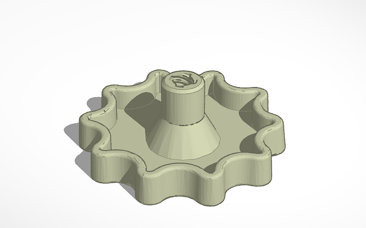 3D design Knob for Tevo Tornado - Tinkercad