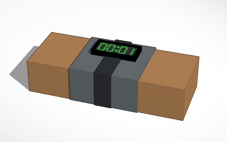 3D design C4 Charge - Tinkercad