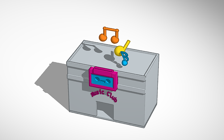 3D design Music Club | Tinkercad