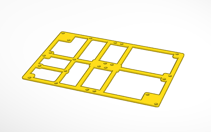 3D design Grid v3 - Tinkercad