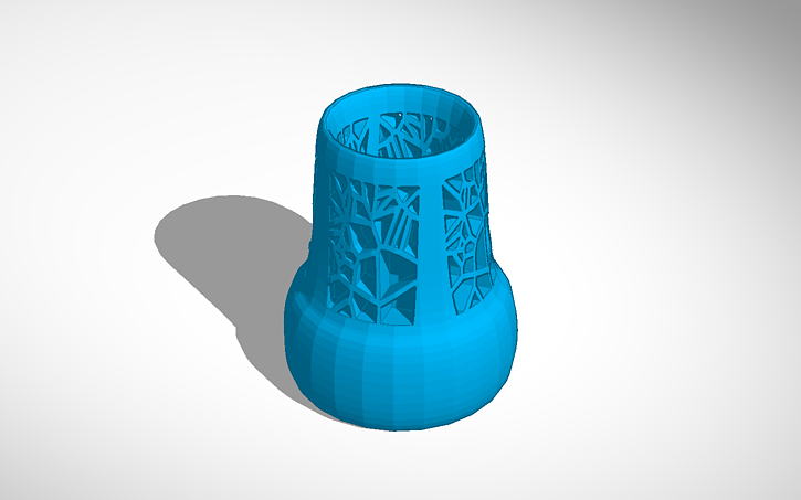 3d Design Voronoi Vase Tinkercad
