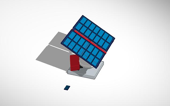 3D design solar - Tinkercad