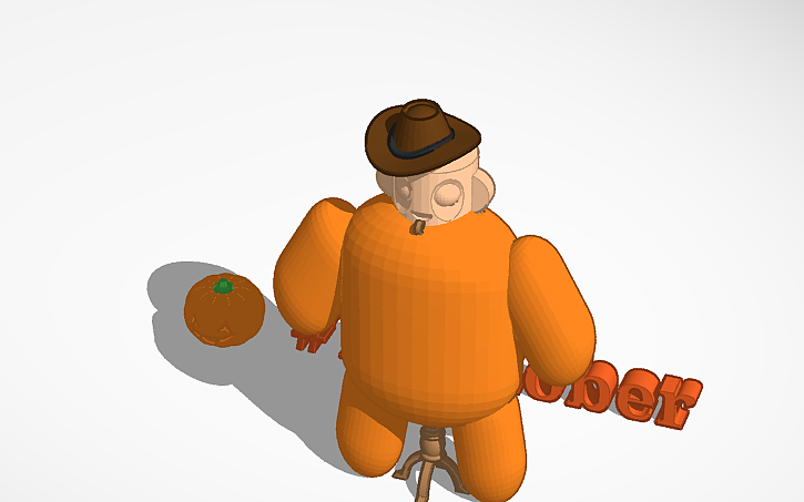 3D design Scarecrow - Tinkercad