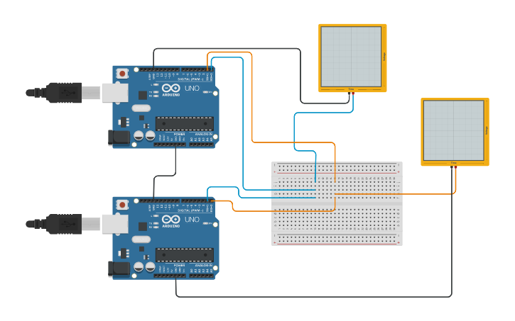 Circuit Design Copy Of Serial Communication With Arduinos Tinkercad