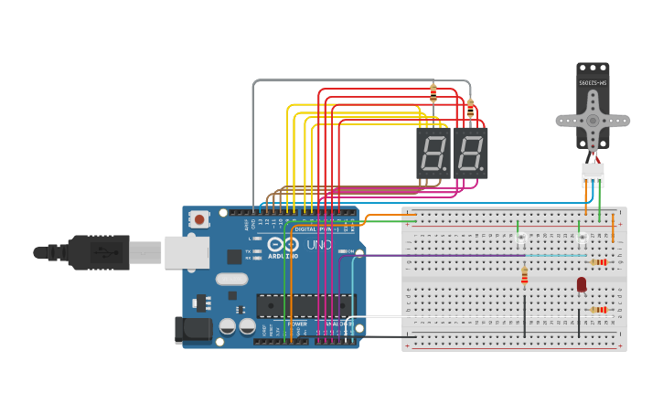Circuit design Embedded System - Tinkercad