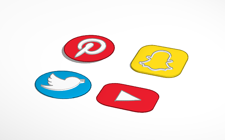 3D design icons - Tinkercad