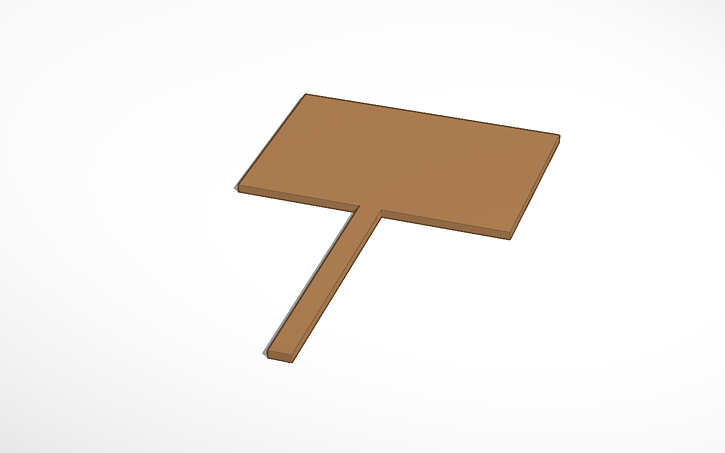 3D design Sign - Tinkercad