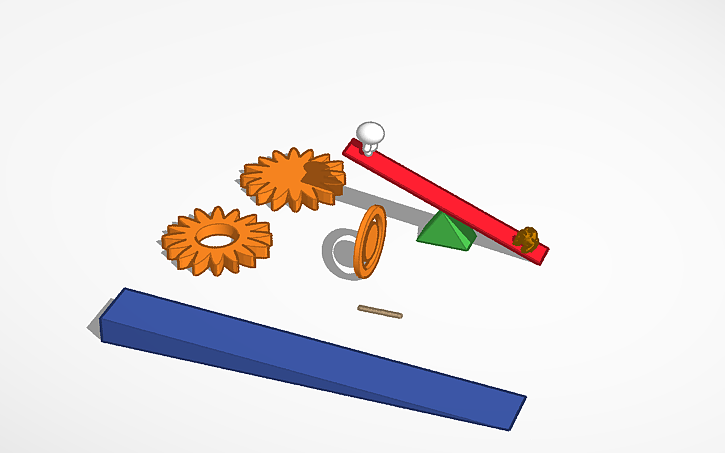 3D design Maquinas simples - Tinkercad