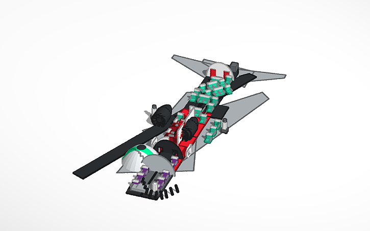 3D design lifeboat airlines flight 27b wreckage - Tinkercad